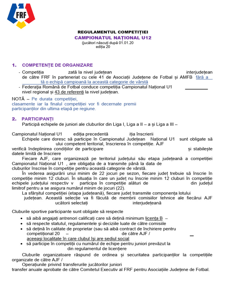 17.-Regulament-National-U12-2023-2024 | PDF