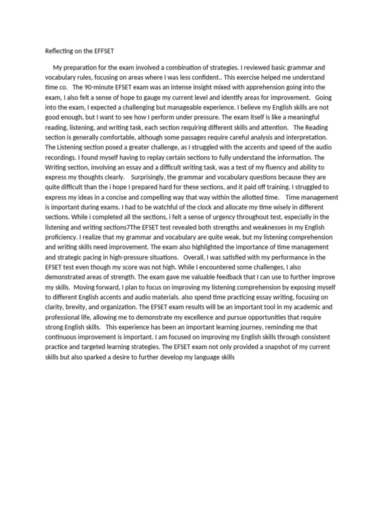 Reflecting On T-WPS Office | PDF | Reading Comprehension | Behavior Modification