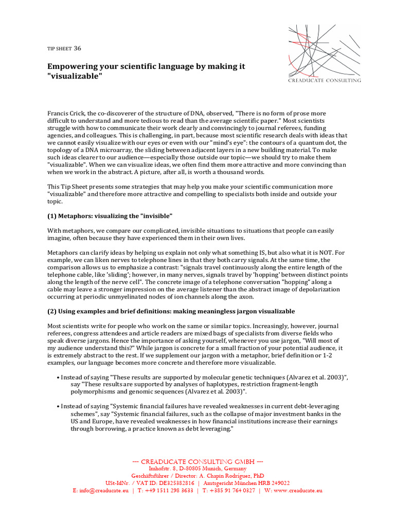 Tipsheet36 - Visualizable Lang Tip Sheet | PDF