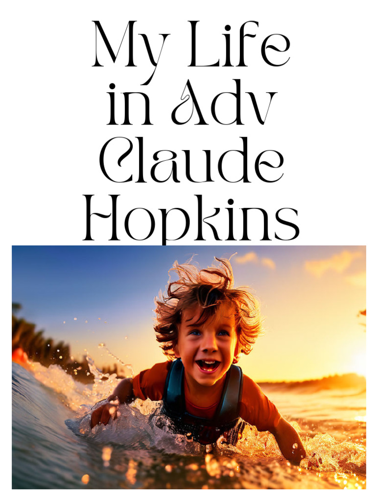 My Life in Adv Claude Hopkins | PDF | Self-Improvement