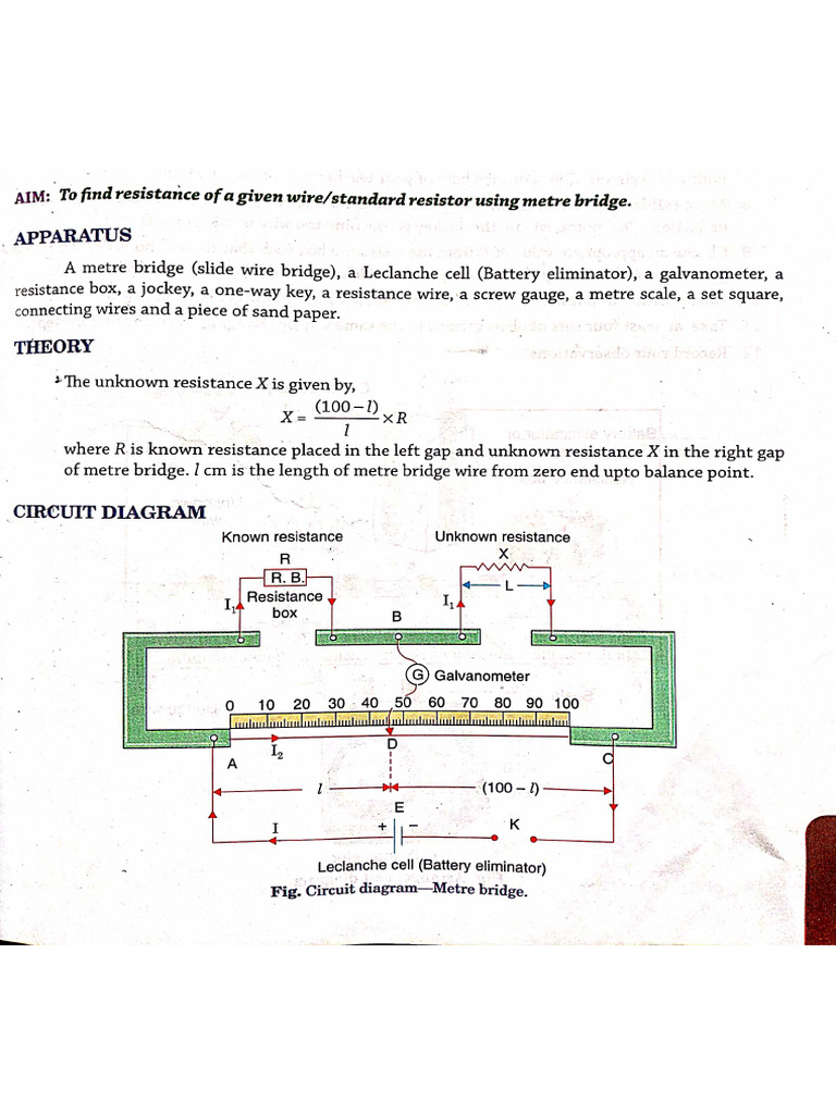 12 Phy Experiment 2 | PDF