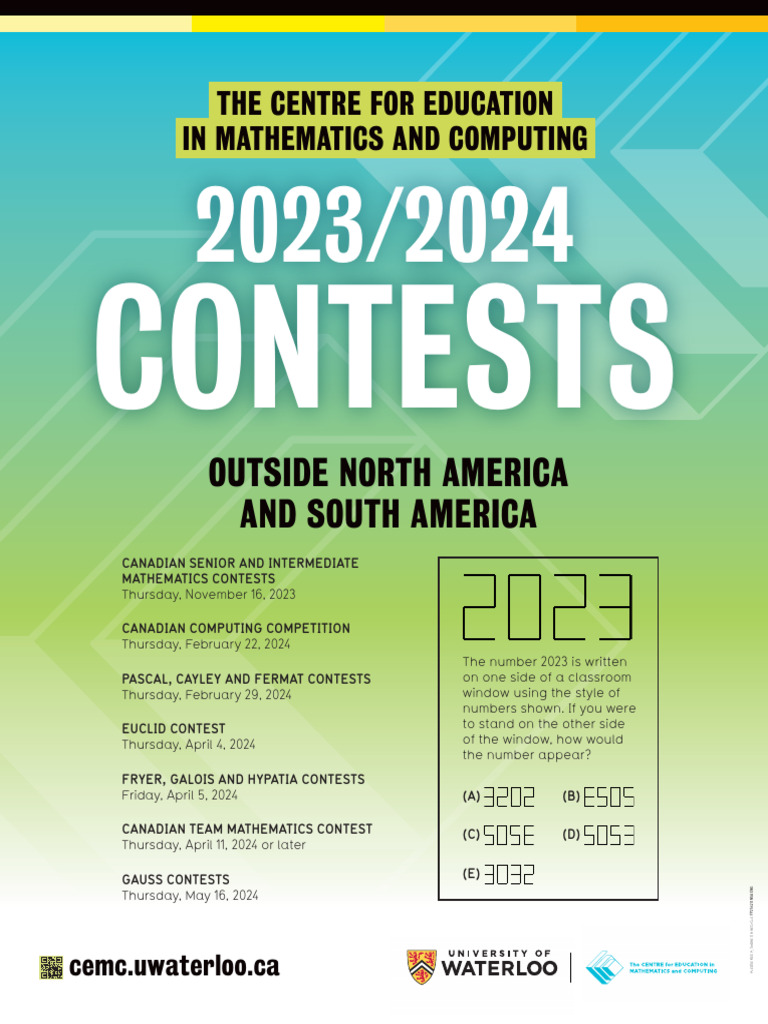 CEMC Poster ONA | PDF | Mathematics