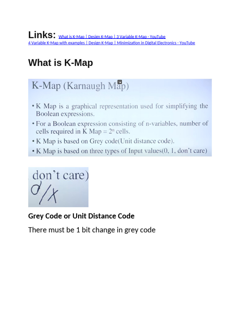 K-Map 4 | PDF