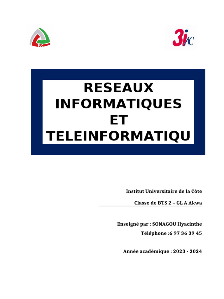 Programme de Cours | PDF