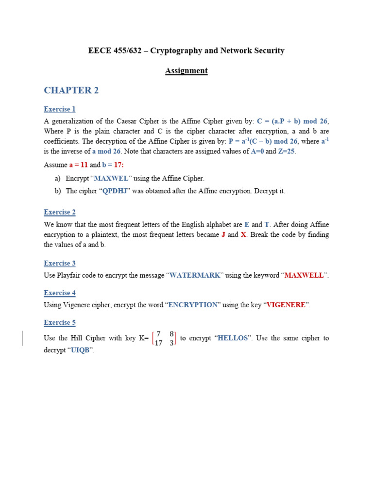 CH2 HW | PDF