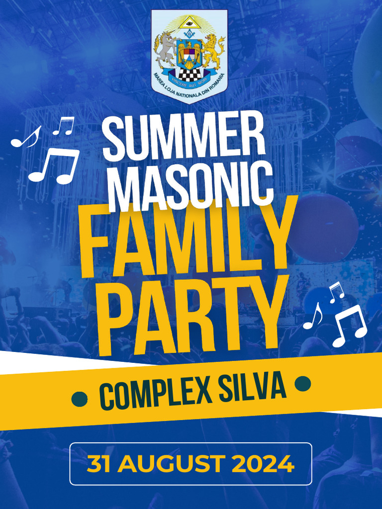 Invitație Summer Masonic Family Party | PDF
