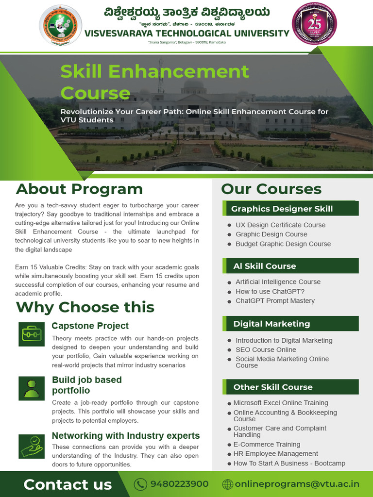 VTU Skill Enhancement | PDF