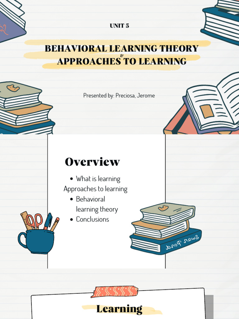 Behavioral Learning & Conditioning | PDF | Learning | Career & Growth