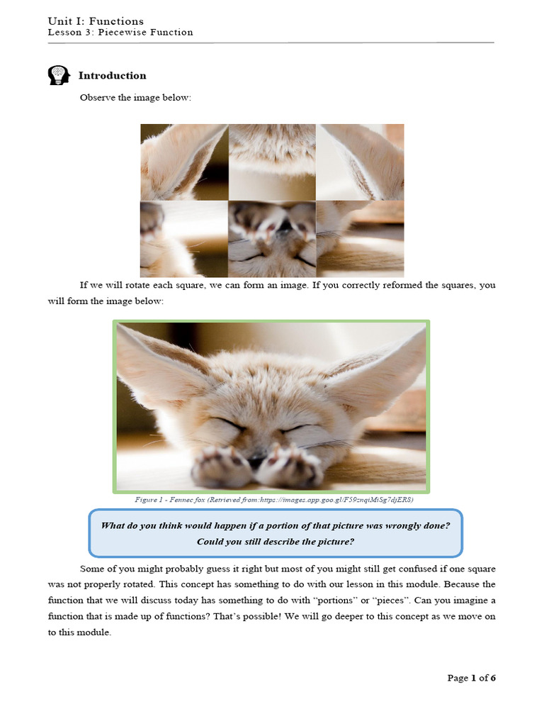 Piecewise Function | PDF
