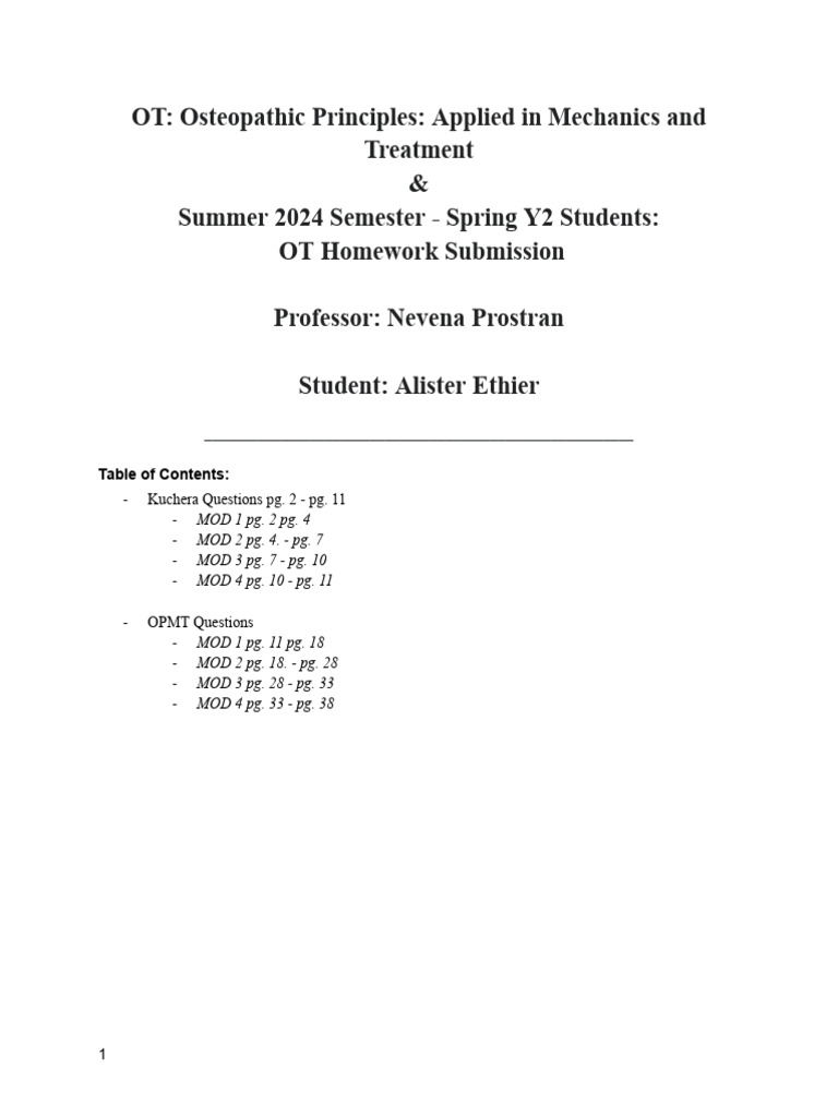 Homework Submission | PDF