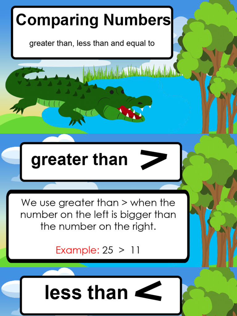 Math 1-Comparing Numbers-Sept. 22 | PDF