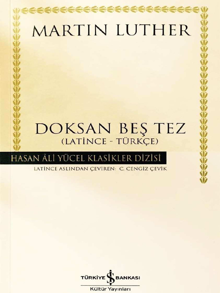 Martin_Luther_Doksan_Bes_Tez_Cev_C_Cengi | PDF