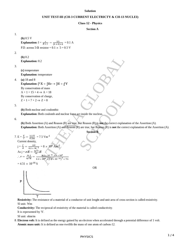 Practice unit test | PDF