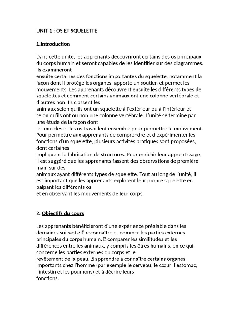 UNIT 1 My Plan | PDF