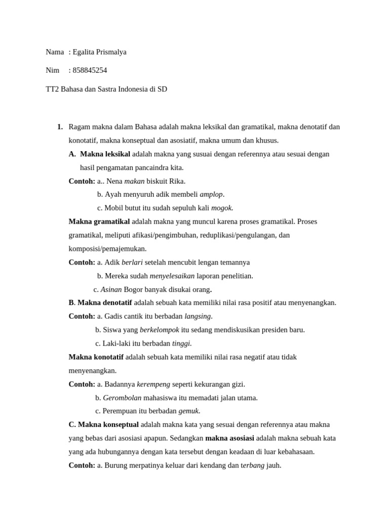 TT2 Bahasa Di SD | PDF