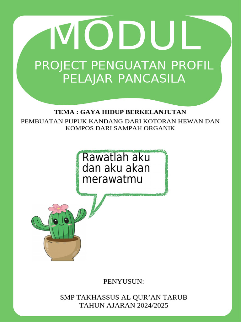 Modul P5 Pupuk Kandang Dan Kompos | PDF
