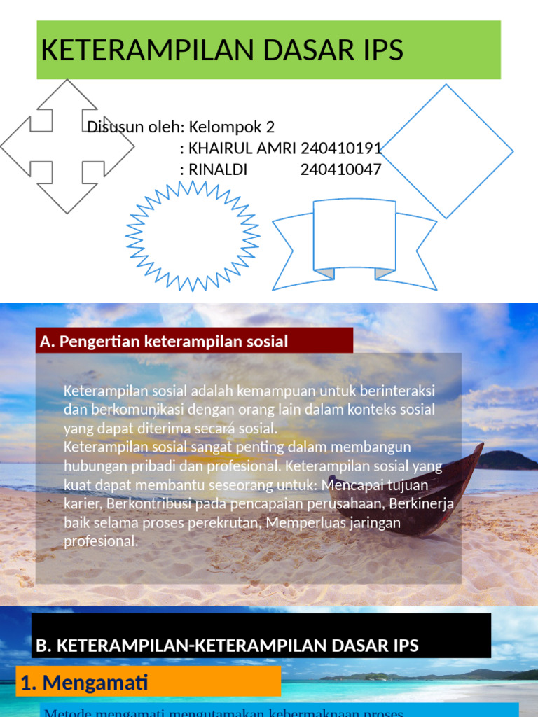 Keterampilan Dasar Ips | PDF