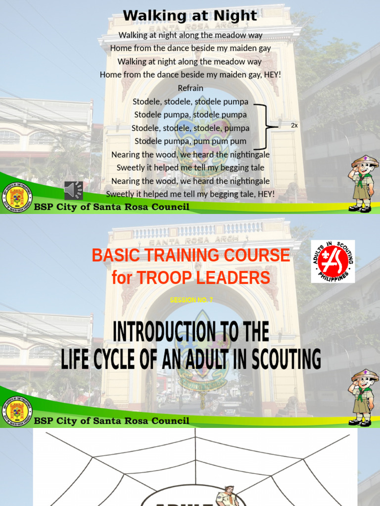 S 07 - Introduction To The Life Cycle of Adults in Scouting | PDF | Scouting | Career & Growth