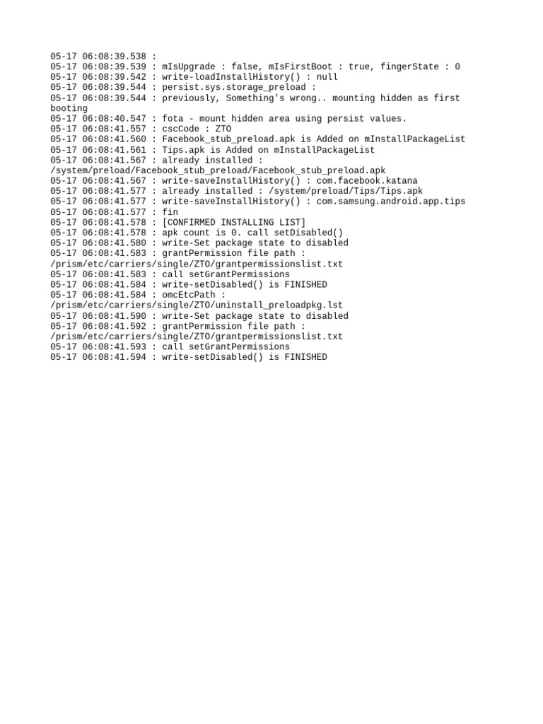 Preload Installer | PDF