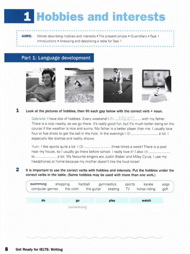 Get Ready For IELTS Writing Pre-Intermediate A2+-7-88 | PDF