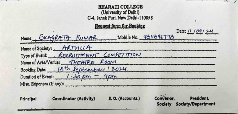 Artvilla Booking Slip | PDF