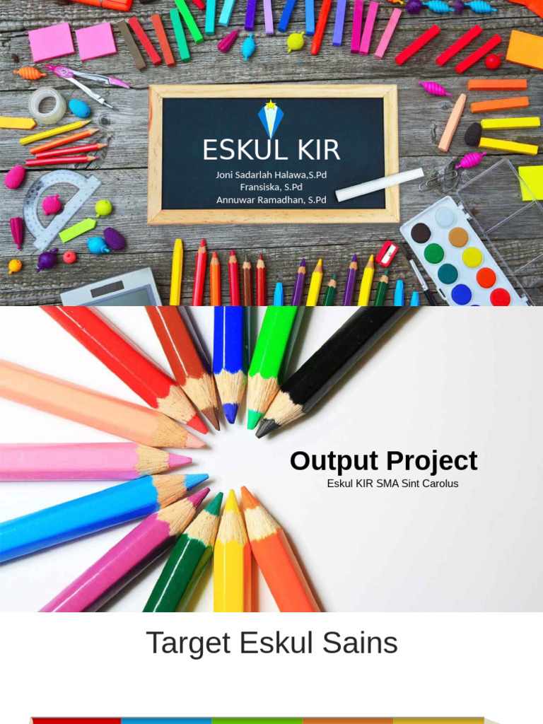 Eskul Sains Club 2024 | PDF