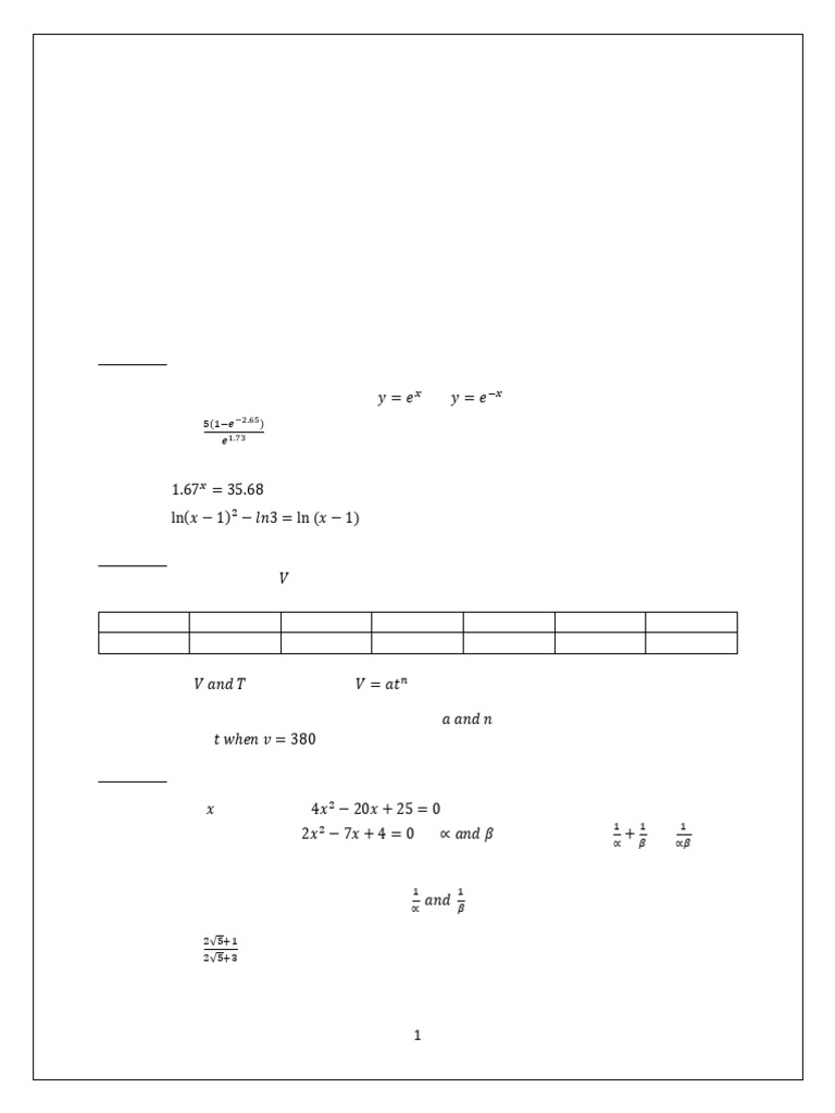 MATHS Indices and Logarithms | PDF | Electronics | Electronic Engineering