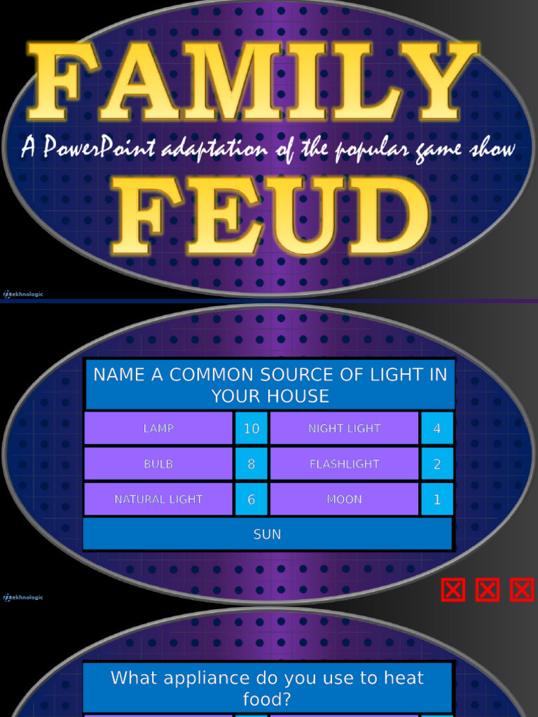 Family Feud Game | PDF