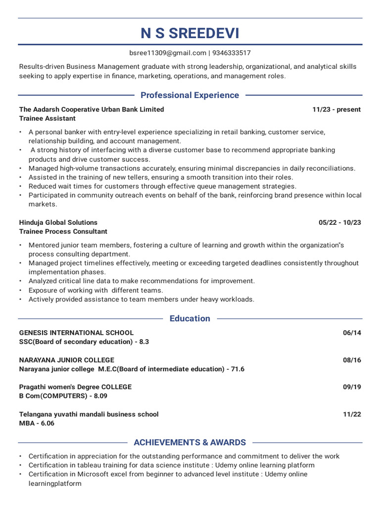 My RESUME2 | PDF
