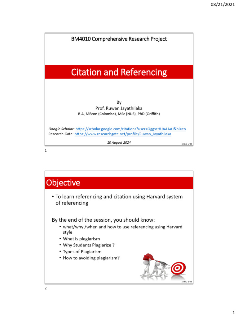 Citation and Referencing | PDF
