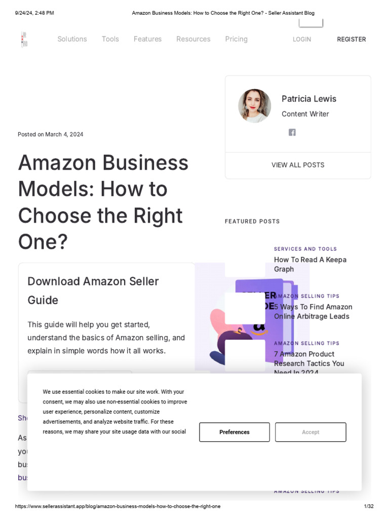 Amazon Business Models - How To Choose The Right One - Seller Assistant ...
