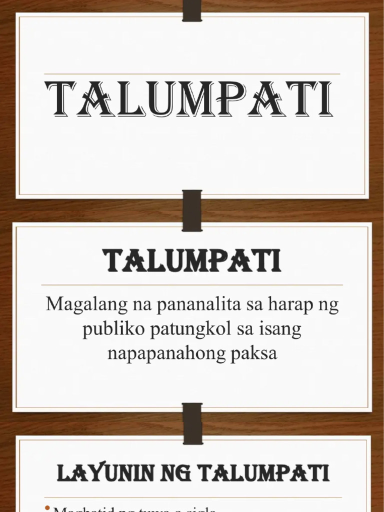 Group 4 Talumpati Report | PDF