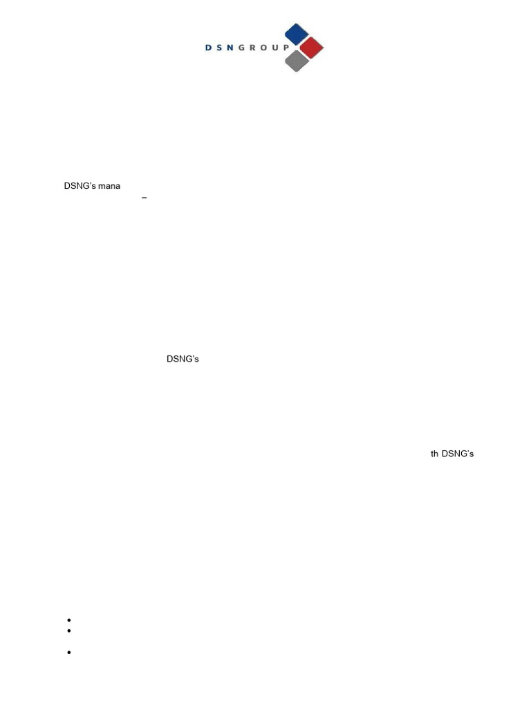 NDPE Statement DSNG | PDF