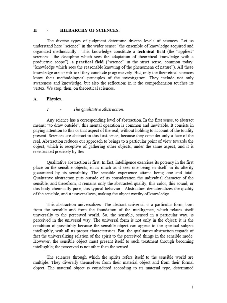 Ch-III-Hierarchy-of-Sciences | PDF