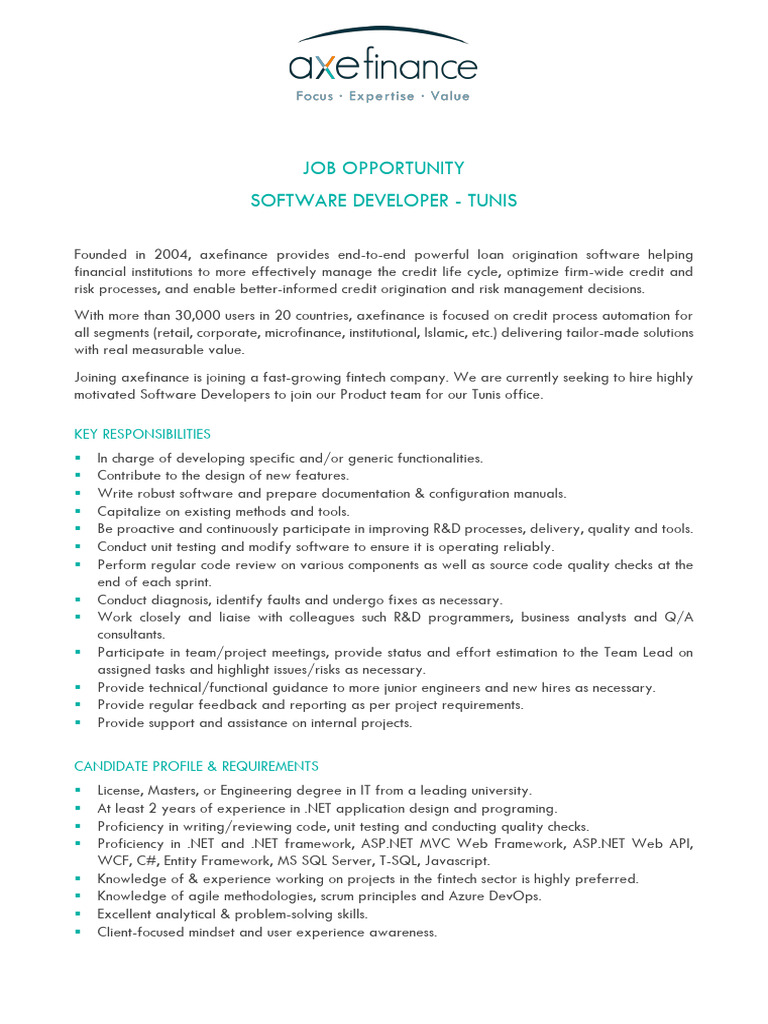 Software Developer | PDF