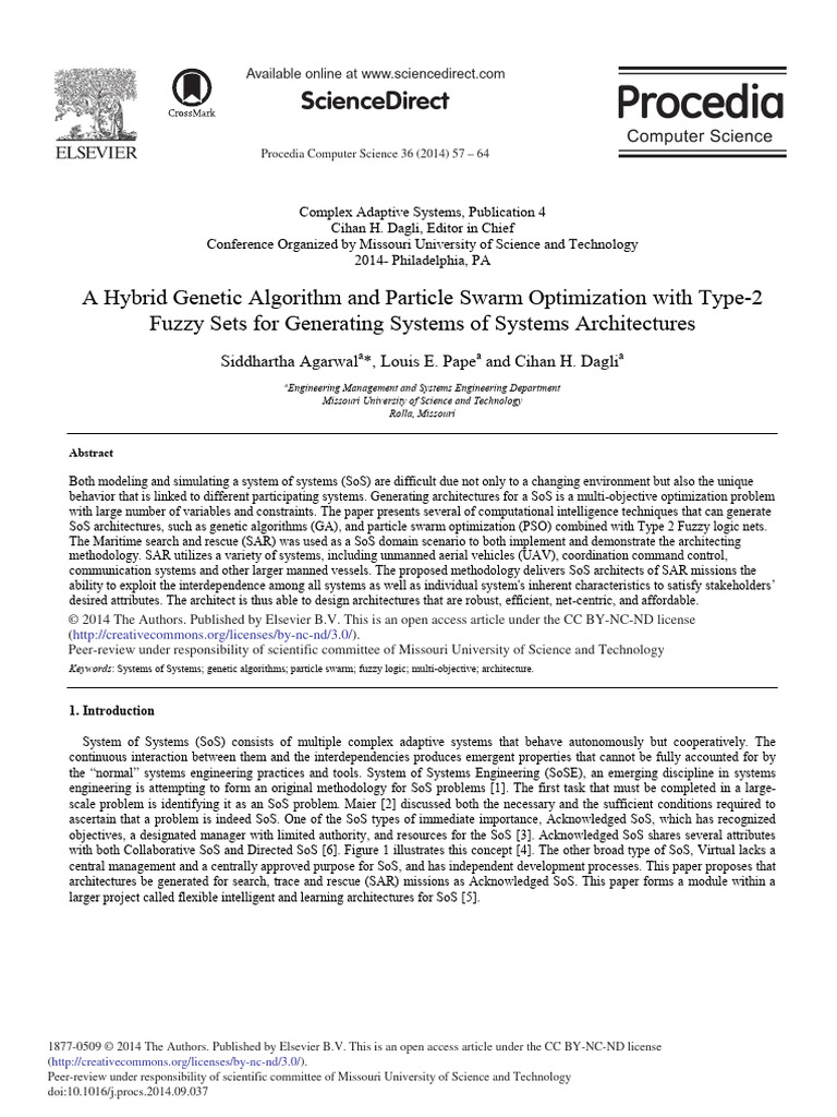 A Hybrid Genetic Algorithm And Particle Swarm Optimization With Type 2 Fuzzy Sets For Generating