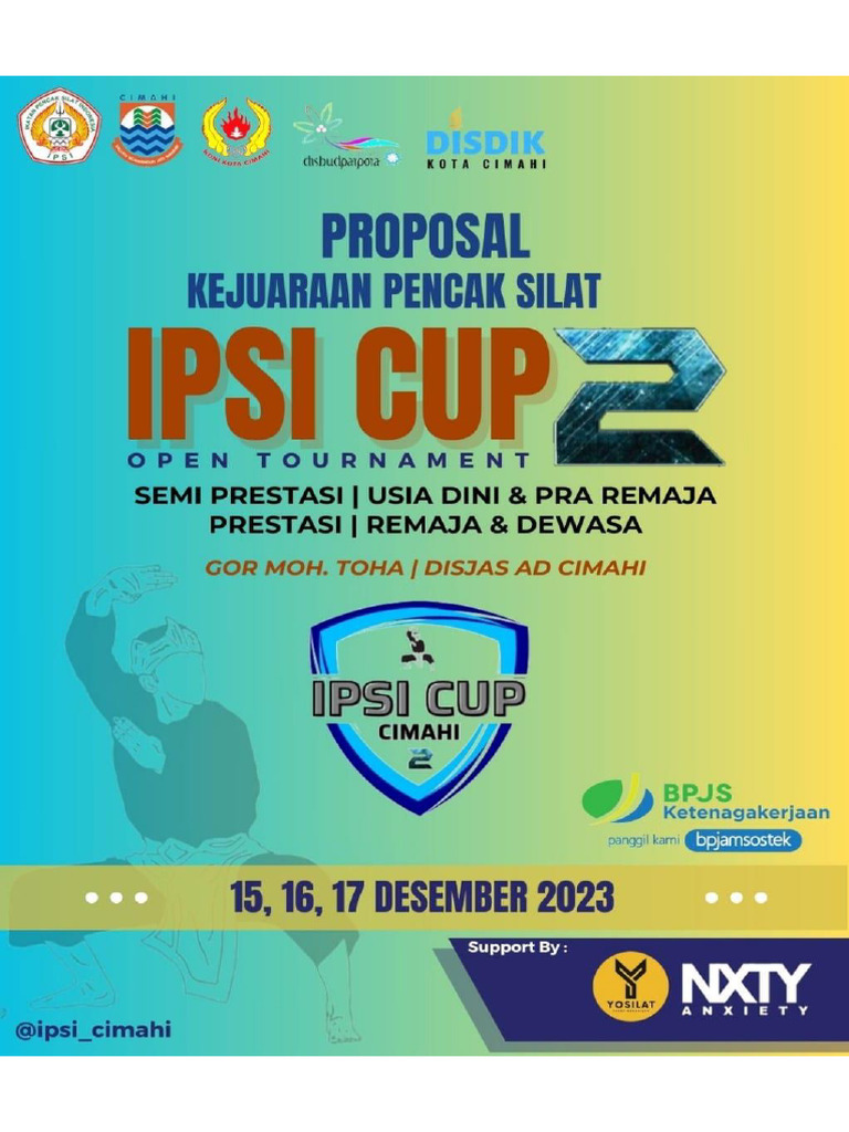 (Final) Proposal Ipsi Cup Cimahi 2 Open Tournament | PDF