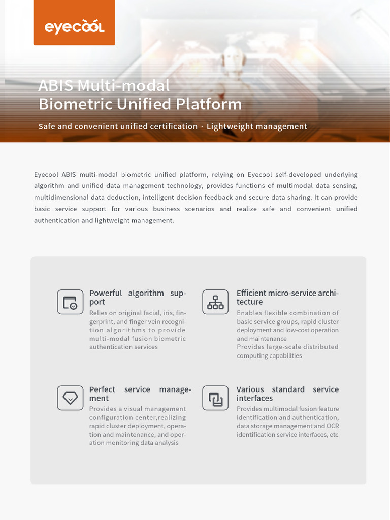 Abis Multimodal Automatic Biometric Identification System | PDF ...