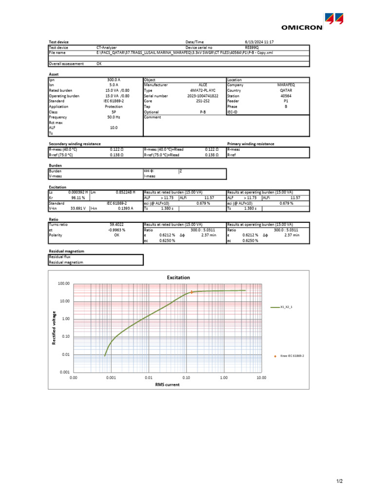 Test Device: Excitation | PDF