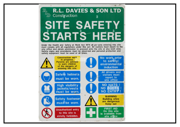 A3 - Site Safety Starts Here | PDF