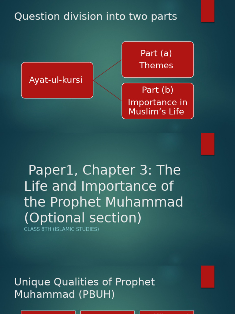 Outstanding Qualities of Prophet Muhammad PBUH | PDF