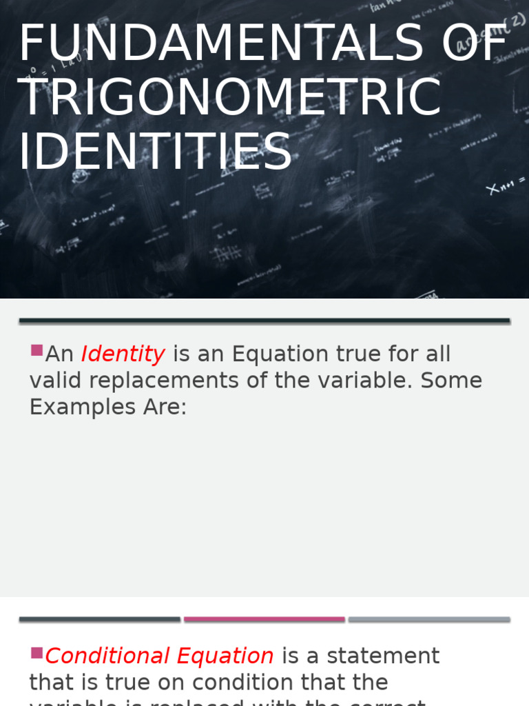Fundamentals Of Trigonometric Identities Pdf