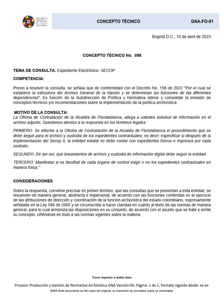 concepto secop II 2 | PDF