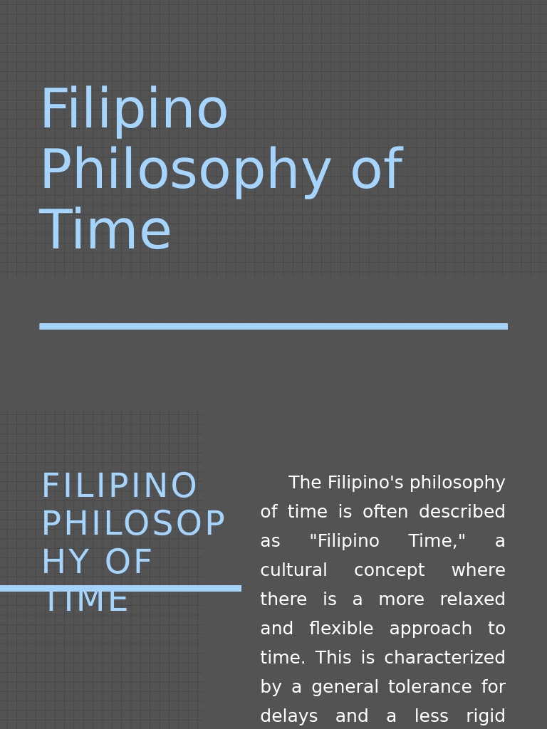 Filipino Philosophy of Time Final | PDF