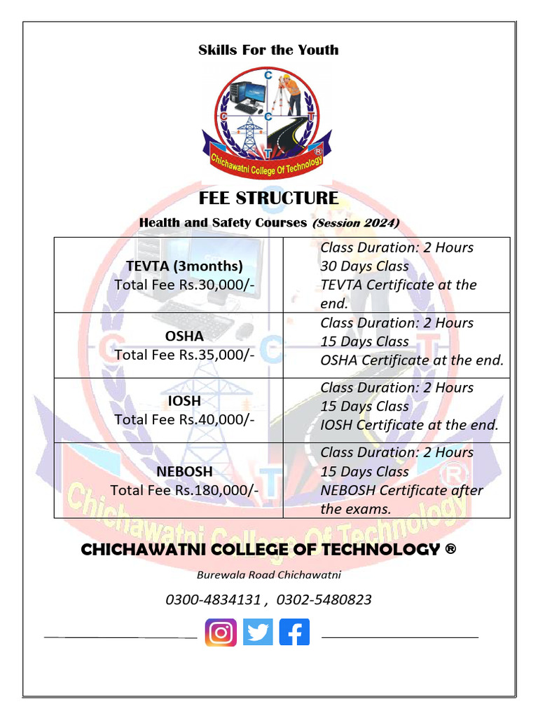 HSE Fee Structure | PDF