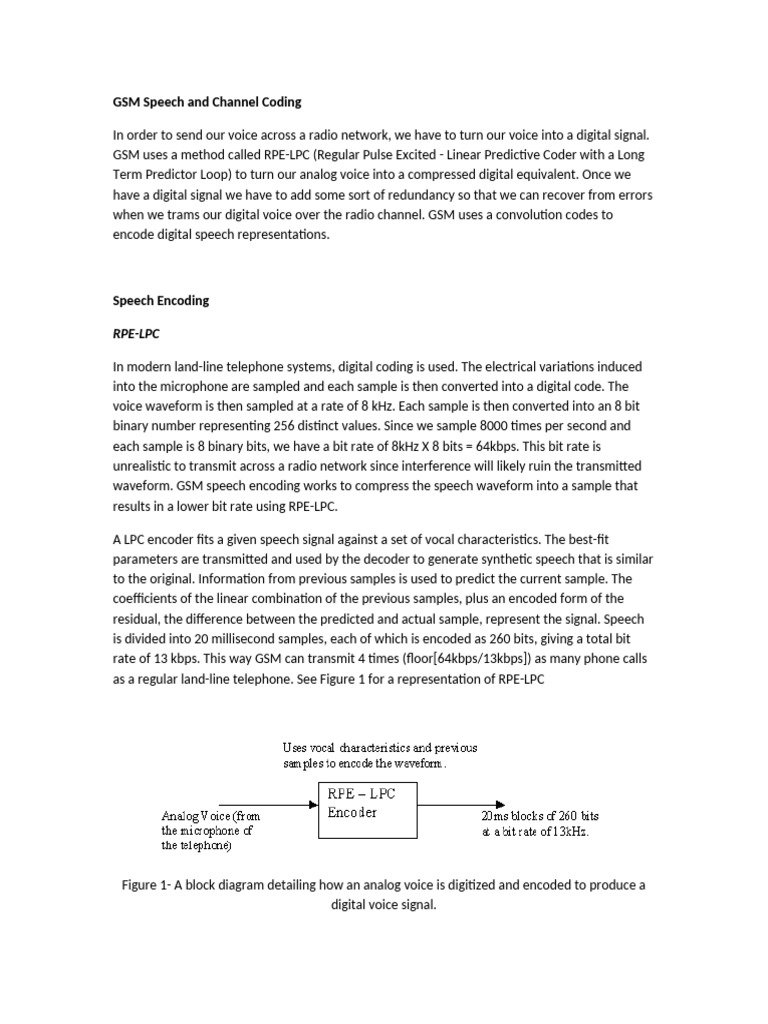 Speech Coding Pdf