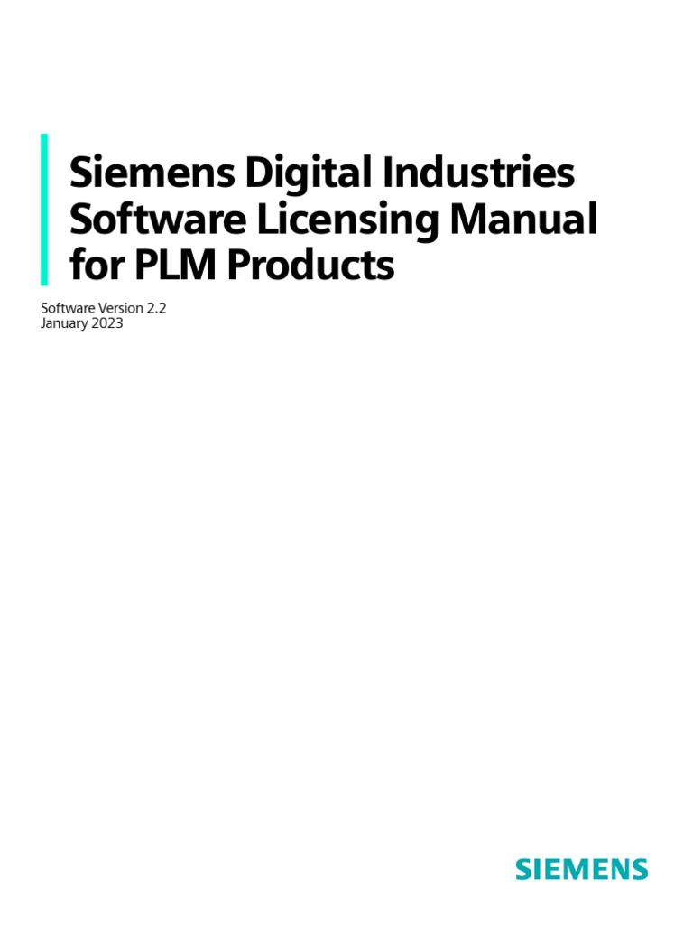 SW Siemens Licensing PLM | PDF
