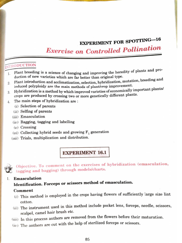 Controlled Pollination | PDF