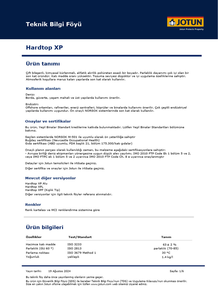 TDS 3140 Hardtop XP TR-TR TR | PDF | Human Impact On The Environment ...