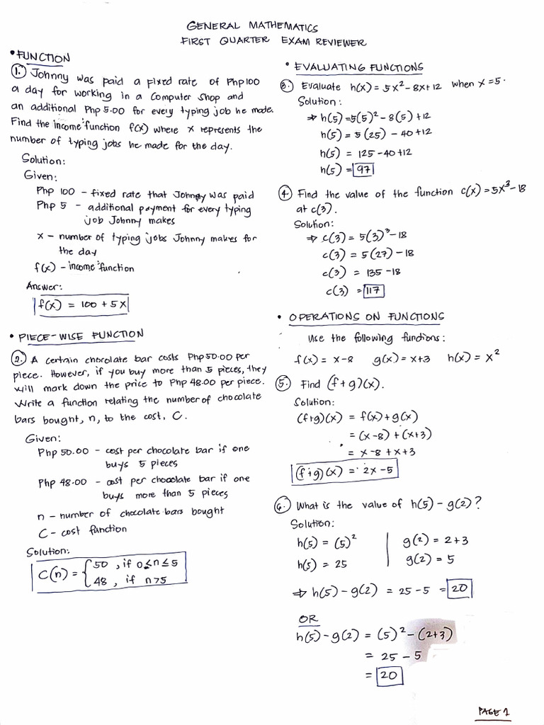 GenMath Q1 Exam-Reviewer Sample-Problems | PDF | Mathematics ... GenMath Q1 Exam-Reviewer Sample-Problems | PDF | Mathematics ...